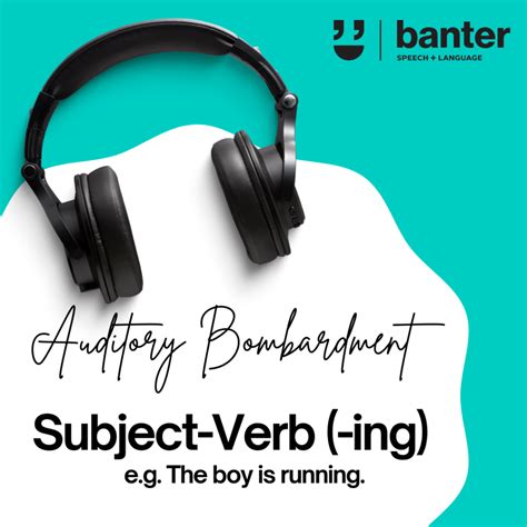 L109 Subject Verb SV Sentence Builders Banter Speech Language