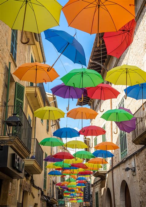 Colorful Umbrella Photography
