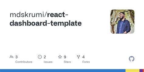 Github Mdskrumi React Dashboard Template