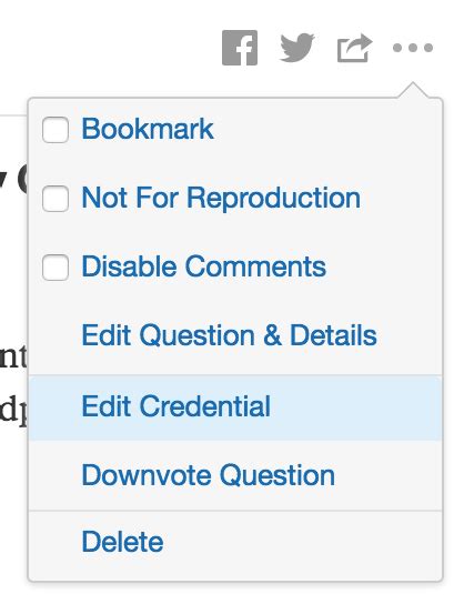 What Are Credentials On Quora Quora Help Center