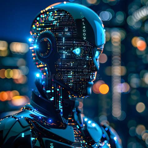 binary code and financial ai stock illustration illustration of