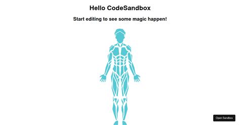 Reactjs Human Body Examples Codesandbox