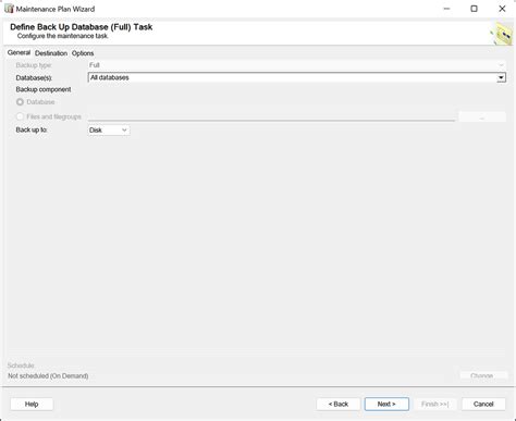 Automate Sql Database Backups Indexing And Dbcc Check Db Using Sql Maintenance Plans