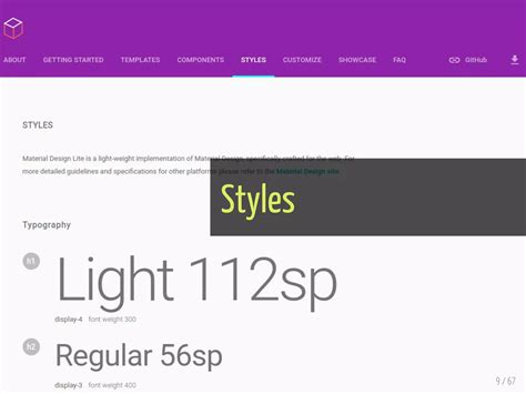 Introduction To Material Design Lite Mdl Ppt