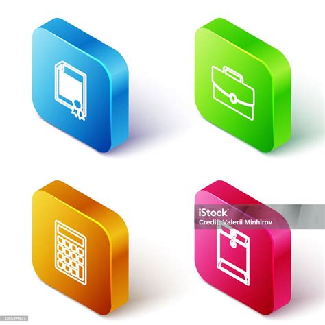 등극 성 줄 인증서 템플릿 서류 가방 계산기 및 봉투 아이콘을 설정합니다 벡터 0명에 대한 스톡 벡터 아트 및 기타 이미지