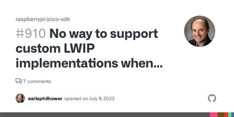 No Way To Support Custom Lwip Implementations When No Lwip Enabled · Issue 910 · Raspberrypi