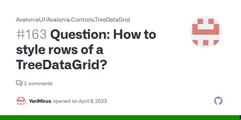 Question How To Style Rows Of A Treedatagrid · Issue 163