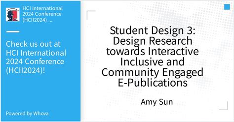 amy sun on linkedin hcii2024 hcii