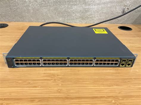 used cisco catalyst 2960 plus series 48 port poe switch ws c2960