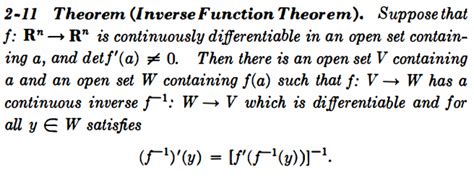 Real Analysis The Inverse Function Theorem Proof Mathematics Stack Exchange