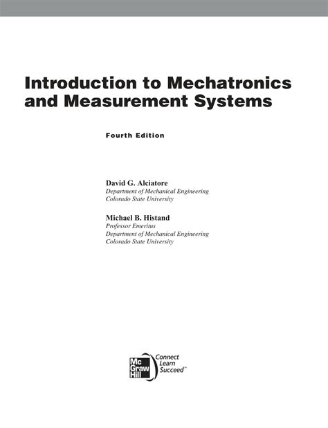 Solution 5 Book Mechatronics Introduction To Mechatronics And