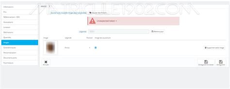 Unexpected Token Matricule1902