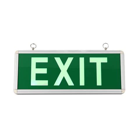 Waterproof IP Aluminum Body Rechargeable LED Emergency Light Exit Sign Emergency Light Sign
