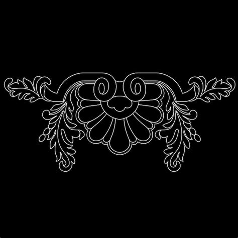 Premium Vector Vintage Baroque Scroll Ornament Engraving Border Floral Retro Pattern In