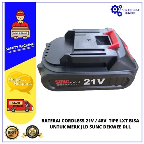 Baterai Tipis V V Tipe Lxt Untuk Cordless Wrench Jld Sunc Dekwee Lazada Indonesia