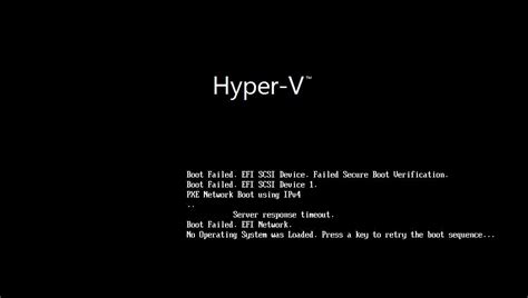 Boot Failed EFI SCSI Device Hyper V How We Fix It