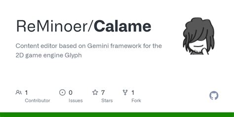 GitHub ReMinoer Calame Content Editor Based On Gemini Framework For The D Game Engine Glyph