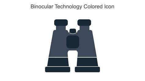 Binocular Technology Colored Icon In Powerpoint Pptx Png And Editable Eps Format