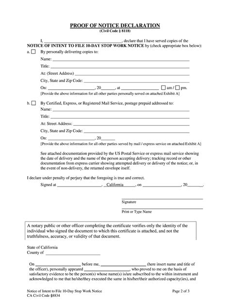 Notice Intent Fill Out Sign Online DocHub