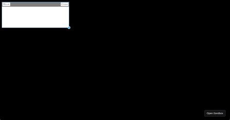 Vue Moveable Demo Codesandbox