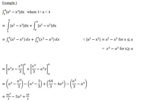 Definite Integrals Involving Modulus Jc A Level H2 Math Tuition Singapore