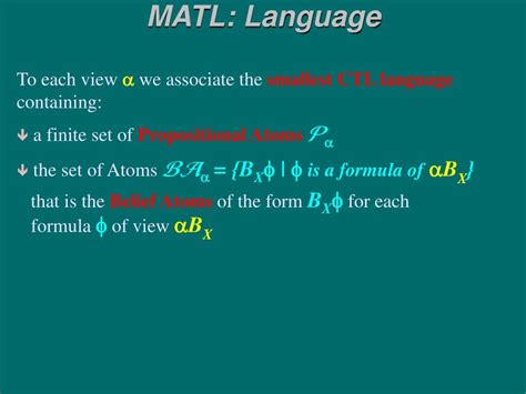 Ppt A Logic Of Belief And A Model Checking Algorithm For Security