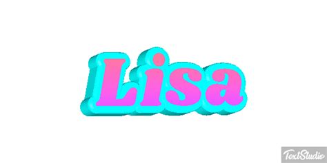 Lisa Name Animated  Logo Designs