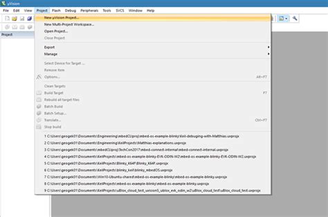 How To Load An Mbed Os Elf Debug File Into Keil Mdk Mbed