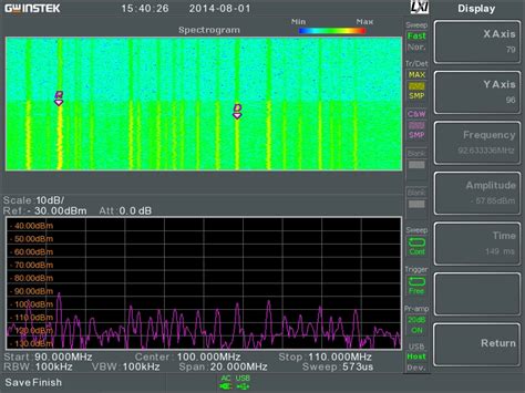 Gw Instek Gsp 9300tg 3ghz Spectrum Analyzer With Tracking Generator Spectrum Analyzers