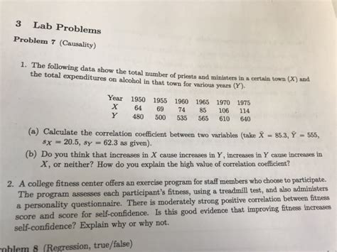 Solved 3 Lab Problems Problem 7 Causality 1 The Following