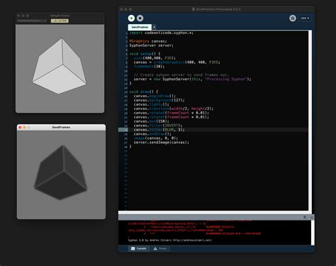 Possible Issue Using Filter Inside Of PGraphics For Syphon In