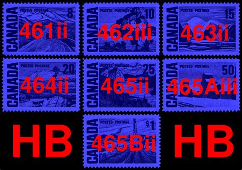 Buy Canada Stamps Centennial Definitives High Values 461 5b On