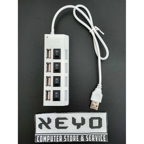 Jual Usb Hub Port Saklar On Off Penambah Usb Lubang Led Shopee Indonesia
