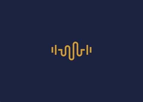 Barra Con Ritmo Cardíaco Logotipo Diseño De Icono Modelo De Diseño