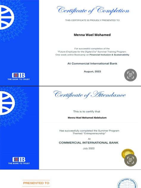 Certificates Pdf