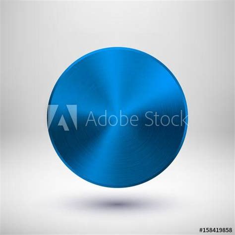 Metallic Circle Logo LogoDix