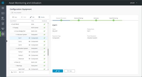 Equipment Configuration