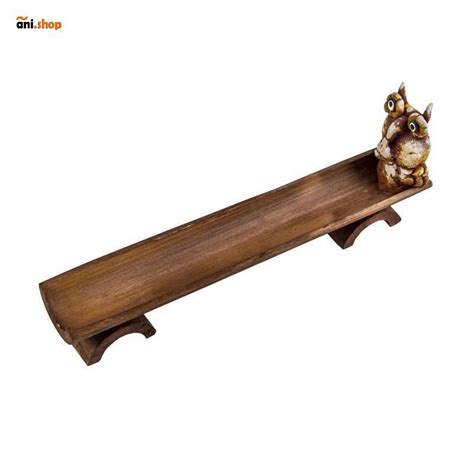 جا عودی چوبی طرح جغد آنی شاپ