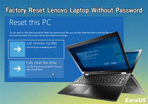 Factory Reset Lenovo Laptop Without Password Fixed
