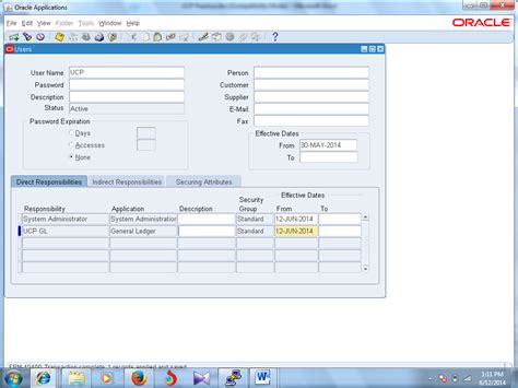 Create New Responsibility Oracle Ebs Financials