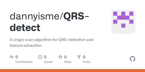 Github Dannyismeqrs Detect A Single Scan Algorithm For Qrs Detection And Feature Extraction
