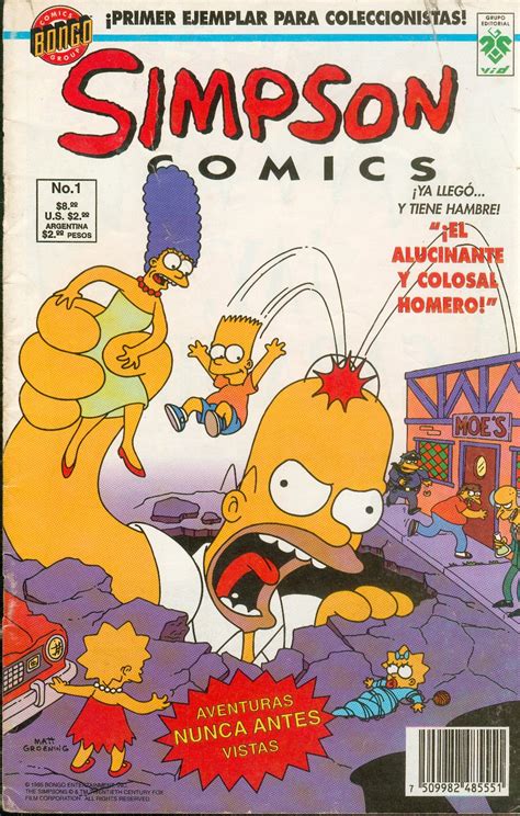 El 1ercomics De Los Simpsons Scanneado1995 Comics E Historietas Taringa