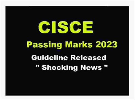 CISCE Passing Marks 2023 What Is The ISC ICSE Criteria ICSEHELP