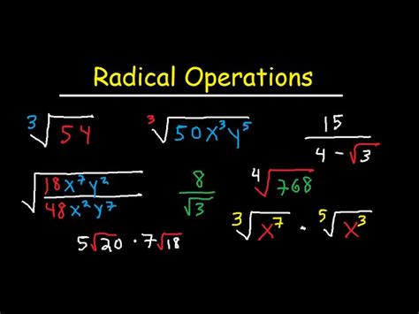 Addition Of Radical Expressions