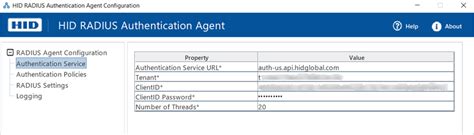 Managing The Hid Radius Authentication Agent Hid Authentication