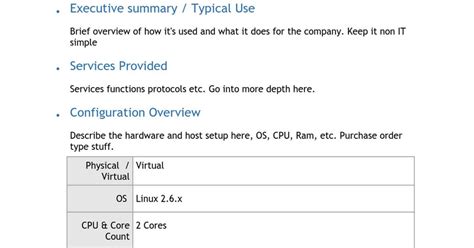 Onenote It Documentation Template Rsysadmin
