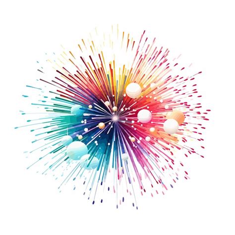 Premium Vector Colorfestiveexplodingfireworkselements