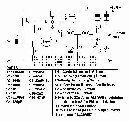 Rf Amplifier Circuit Page RF Circuits Next Gr