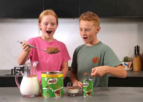 Jake Bowden 10 And Sister Maddy 8 With A Big Pack Value Milo44917 Mamamag