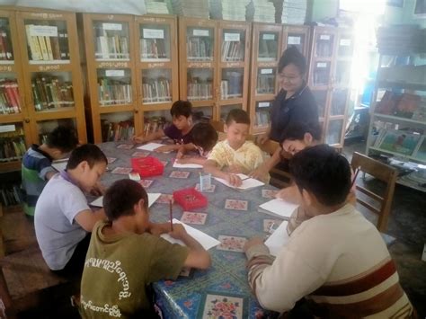 သံတောင်ကြီးမြို့နယ် ပြည်သူ့စာကြည့်တိုက် ကလေးစာဖတ်ခန်းတွင် စိတ်ကြိုက်ပန်းချီပြိုင်ပွဲပြုလုပ